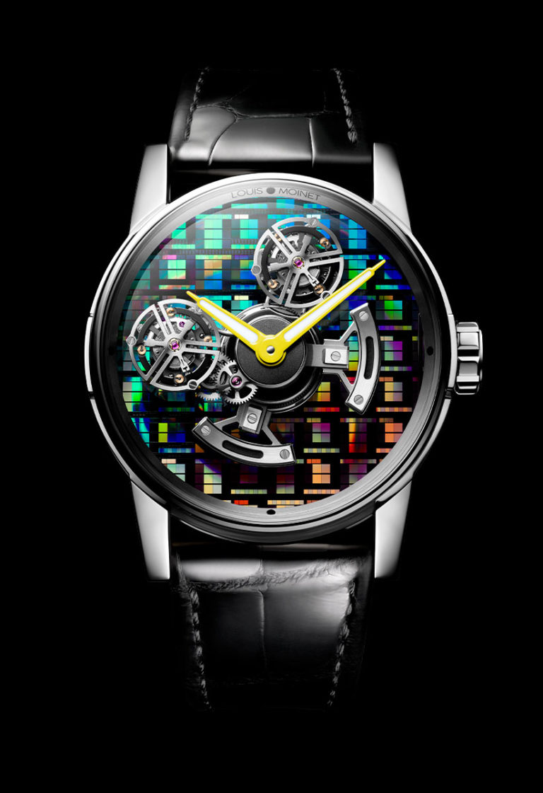 Astronef Techno - Unique timepiece by Louis Moinet - Grade 5 Titanium ...